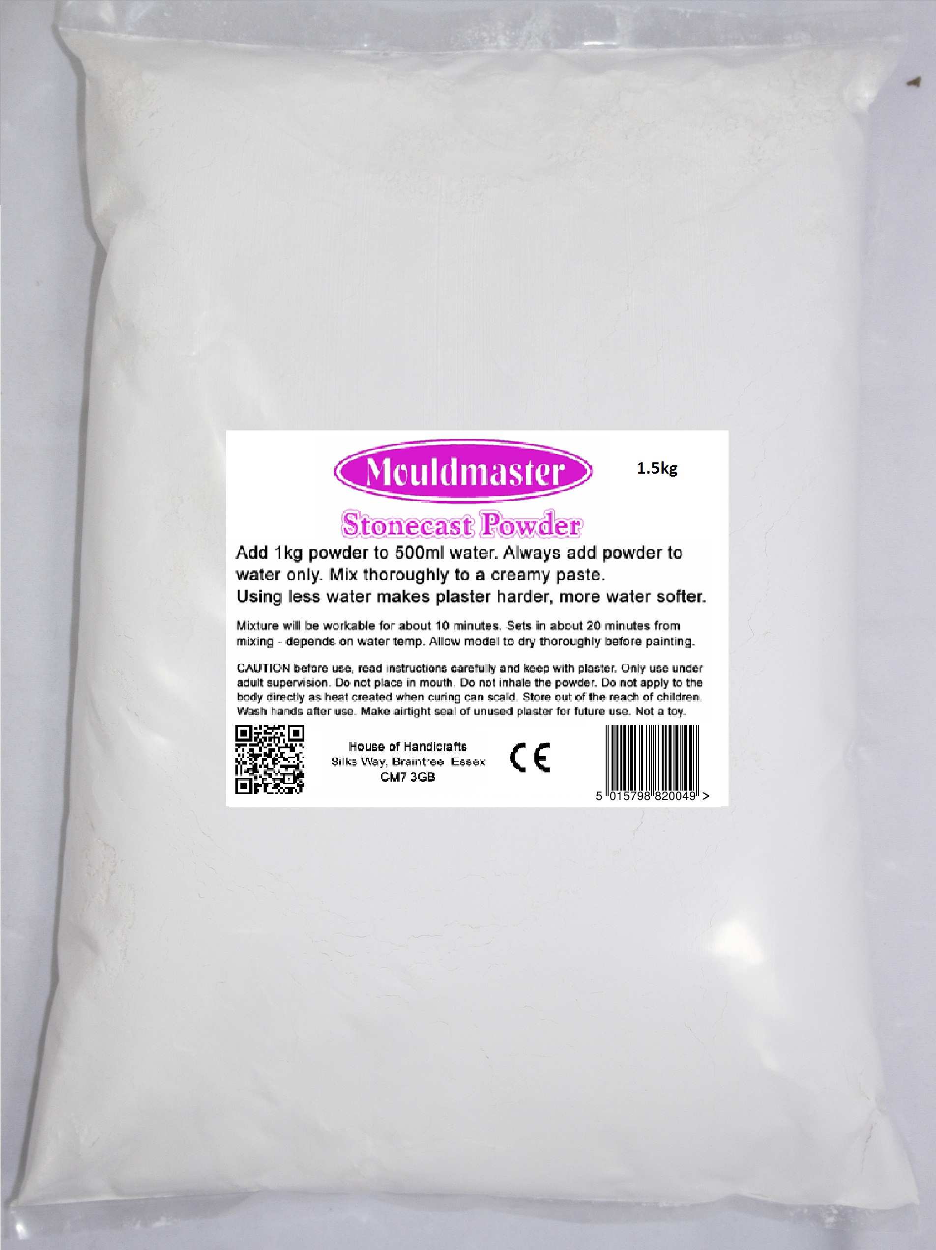 Plasters & Modelling Compounds :: Stonecast :: 1kg Stone Casting Powder